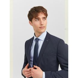 Jack & Jones Jack & Jones Herren Krawatte &raquo;JACSOLID aus gewebter Qualit&auml;t f&uuml;r den Alltag&laquo; unifarben, elegant Stil, Web, regular fit blau