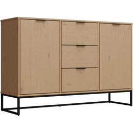 Inter Link Sideboard »Sideboard Vivo« 1 Stk. tlg. Eiche Colori, schwarz