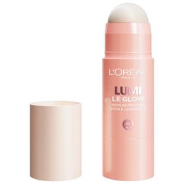 L'ORÉAL PARIS Highlighter »Lumi Le Glass Highlighter Stick« Reflektierender Wet-Look, hält den ganzen Tag, einfach aufzutragen. 630 Cream Chic...