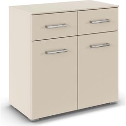 Rauch Kommode &raquo;Gamma&laquo; Breite 80 cm / H&ouml;he 81 cm, verschiedene Griffvarianten/-Farben Beige (Champagner)