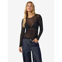 Noisy may Netzshirt &raquo;NMJUDITH L/S MESH TOP BG NOOS&laquo; transparent Black S S Mesh Shirt von Noisy may