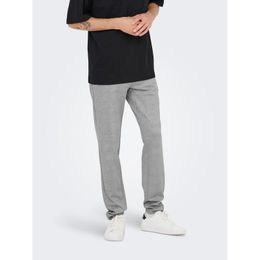 Only & Sons Only & Sons Herren ONLY & SONS Chinohose &raquo;ONSMARK SLIM CHECK PANTS 9887 NOOS&laquo; grau 28, L&auml;nge 30