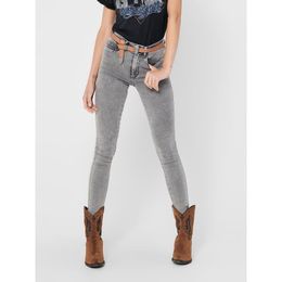 Only Damen Only Skinny-fit-Jeans &raquo;ONLROYAL HW SK JEANS BJ&laquo; grau XL (42), L&auml;nge 30