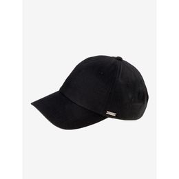 Tom Tailor Baseball Cap 1 Stk. mit dezenter Fischgrätenstruktur schwarz