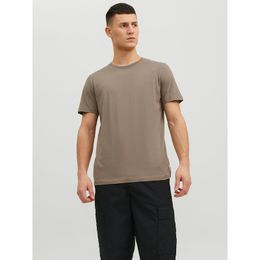 Jack & Jones JACK & JONES Rundhalsshirt »JJEORGANIC BASIC TEE SS O-NECK NOOS« mit Rundhalsausschnitt falcon L L Herren-T-Shirt von Jack & Jones