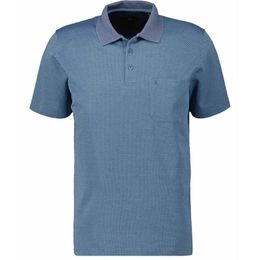 Ragman Herren Ragman Poloshirt blau 6XL