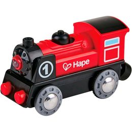 HAPE Spielzeugeisenbahn-Lokomotive &raquo;Batteriebetriebene Lokomotive Nr. 1&laquo; mit Licht- und Soundeffekt bunt