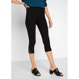 bonprix Caprileggings schwarz 56/58 (XXXL) - N-Gr N-Gr 56/58 (XXXL) Caprileggings für einen modernen Look