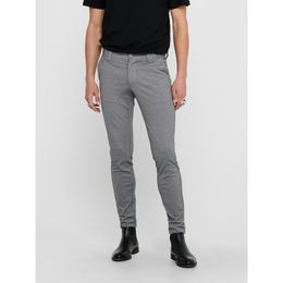 Only & Sons Only & Sons Herren ONLY & SONS Chinos &raquo;ONSMARK SLIM GW 0209 PANT NOOS&laquo; grau 30, L&auml;nge 30