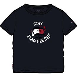 Tommy Hilfiger T-Shirt »BOYS GRAPHIC TEE SS« mit Logodruck Dark Night Navy 62 62 T-Shirt von Tommy Hilfiger
