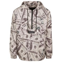 MisterTee Allwetterjacke &raquo;Herren Mister Tee Dollar Windbreaker&laquo; 1 Stk. tlg. ohne Kapuze sand L L Windbreaker f&uuml;r Schutz vor Wind und Wetter
