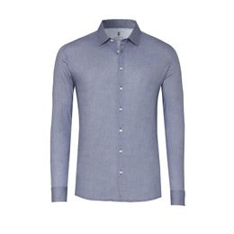 DESOTO Langarmhemd »Jerseyhemd Casual Kent« blue oxford 3XL - N-Gr N-Gr 3XL Freizeithemd von DESOTO