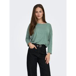 Only 3/4-Arm-Shirt &raquo;ONLGLAMOUR 3/4 TOP JRS NOOS&laquo; in l&auml;ssiger Oversize-Form Chinois Green L L 3/4-Arm-Shirt mit Rundhalsausschnitt f&uuml;r einen...