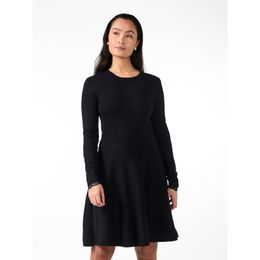 Y.A.S Strickkleid &raquo;YASBECCO&laquo; mit Spitze am &Auml;rmelsaum black L - N-Gr N-Gr L Pflegeleichtes Material: 65% Viskose, 35% Nylon, minimiert den...
