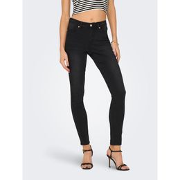 Only Damen Only Skinny-fit-Jeans &raquo;ONLWAUW MID SK BJ1097&laquo; schwarz XL (42), L&auml;nge 34