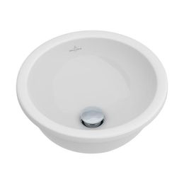 Villeroy & Boch Villeroy und Boch LOOP & FRIENDS Unterbau-Waschtisch 61803301 &Oslash; 33 cm, wei&szlig;, ohne Hahnlochbank, mit &Uuml;berlauf
