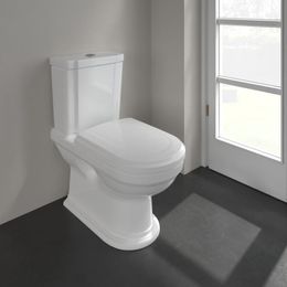 Villeroy & Boch Villeroy und Boch HOMMAGE Stand-Tiefsp&uuml;l-WC 666210R1 37x72,5cm, Abgang waagerecht, f&uuml;r Kombination, wei&szlig; C-plus
