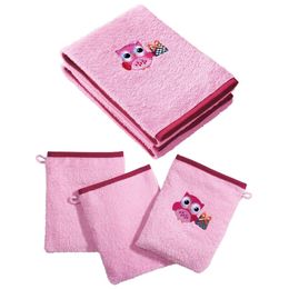 Erwin M&uuml;ller Erwin M&uuml;ller Frottier Kinder-Frottier-Set 5-teilig in rosa | Gr.: onesize