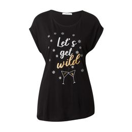 ABOUT YOU T-Shirt 'Betty' Damen Gr&ouml;&szlig;e XS gold / schwarz / silber