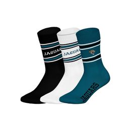 Huddle Socks ' NFL Jacksonville Jaguars Crew ' male Blue, Black, White size 43-46