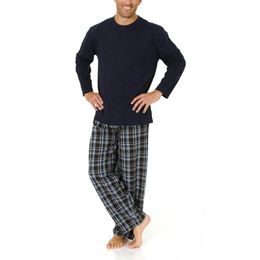 Normann Pyjama Mix & Match Schlafanzug - 5700 in marine | Gr.: 58