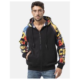 Cipo & Baxx Cipo & Baxx Sweatjacke CL589 in BLACK | Gr.: 3XL