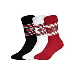 Huddle Socks ' NFL San Francisco 49ers Crew ' male Red, Black, White size 35-38