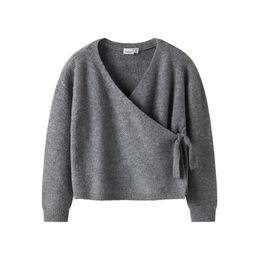 name it Strickjacke in Grey Melange | Gr.: 122/128