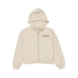 Roxy Zip-Up Hoodie 'Now Or Never' girl Beige size 14