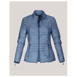 Madeleine Mode MADELEINE Leichte Steppjacke mit Stehkragen in rauchblau | Gr.: 48