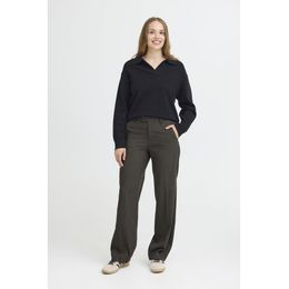 Pulz Casual Hose PZBINDY in Espresso Melange | Gr.: 42