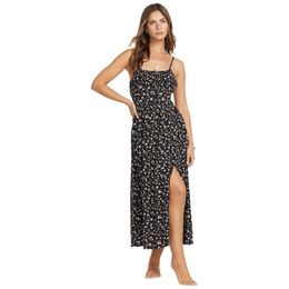Billabong Kleid 'Take Your Time' Damen Gr&ouml;&szlig;e 38 braun / schwarz / wei&szlig; Winterkleid