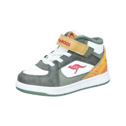 Kangaroos Sneakers "K-CPI Kalino Mid EV" in Wei&szlig;/ Gelb/ Gr&uuml;n | Gr.: 24