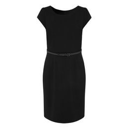 BETTY & CO BETTY & CO Etuikleid mit G&uuml;rtel in Schwarz | Gr.: 44