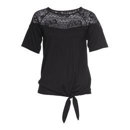 Laura Scott Wickelshirt in schwarz | Gr.: 48