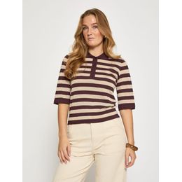 Minus Pullover in Fudge Purple Stripe | Gr.: M