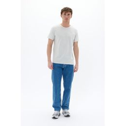 Matinique T-shirt MAJermane Gerade Passform in plaza taupe/lunar rock/white | Gr.: XXXL