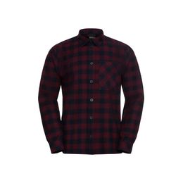 Jack Wolfskin Lite Flannel Shirt M in Rot | Gr.: XL