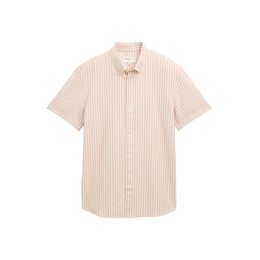 Tom Tailor Denim Hemd Herren Gr&ouml;&szlig;e S hellbeige / orange