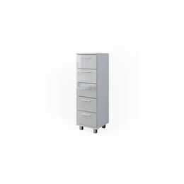 H&ouml;ffner Midischrank &brvbar; wei&szlig; &brvbar; Ma&szlig;e (cm): B: 30 H: 95 &raquo; H&ouml;ffner