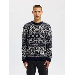 Selected Pullover Herren Gr&ouml;&szlig;e XXL creme / blau / grau