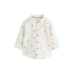 next Button Up Shirt boy White size 6-9 mths