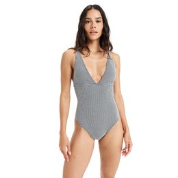 Roxy Swimsuit 'Gingham' female Grey size XL