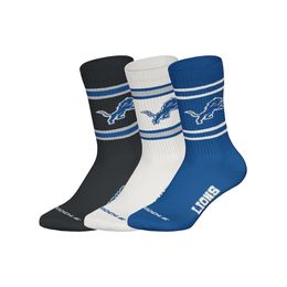 Huddle Socks ' NFL Detroit Crew ' male Blue, Black, White size 39-42