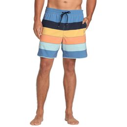 Billabong Badeshorts 'Sandbar 18.5' Herren Gr&ouml;&szlig;e S opal / himmelblau / gelb / schwarz