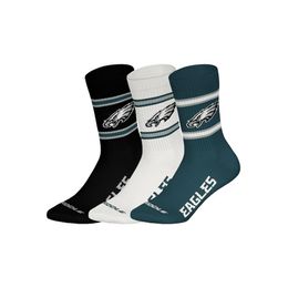 Huddle Socks ' NFL Philadelphia Eagles Crew ' male Green, Black, White size 43-46