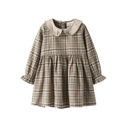Lil'Atelier Kleid M&auml;dchen Gr&ouml;&szlig;e 92 braun