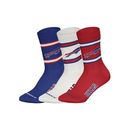 Huddle Socks ' NFL Buffalo Bills Crew ' male Blue, Red, White size 39-42