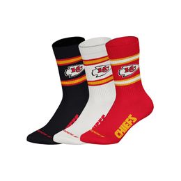 Huddle Socks ' NFL Kansas City Chiefs Crew ' male Red, Black, White size 43-46