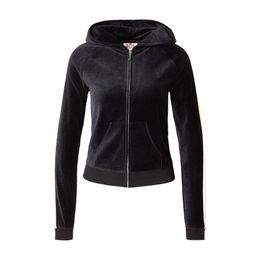 Juicy Couture Zip-Up Hoodie 'HERITAGE' female Black size M